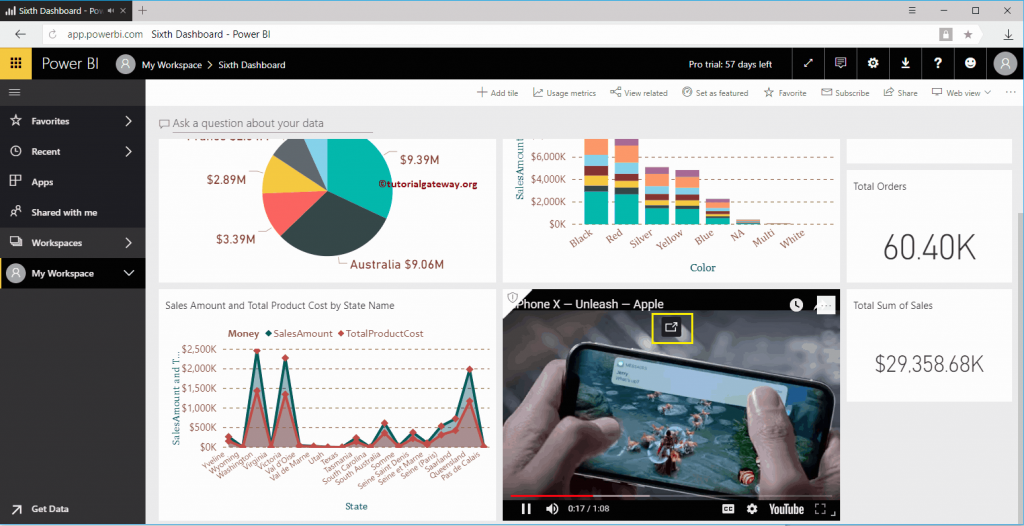 How to add video to the Power BI dashboard - R Marketing Digital