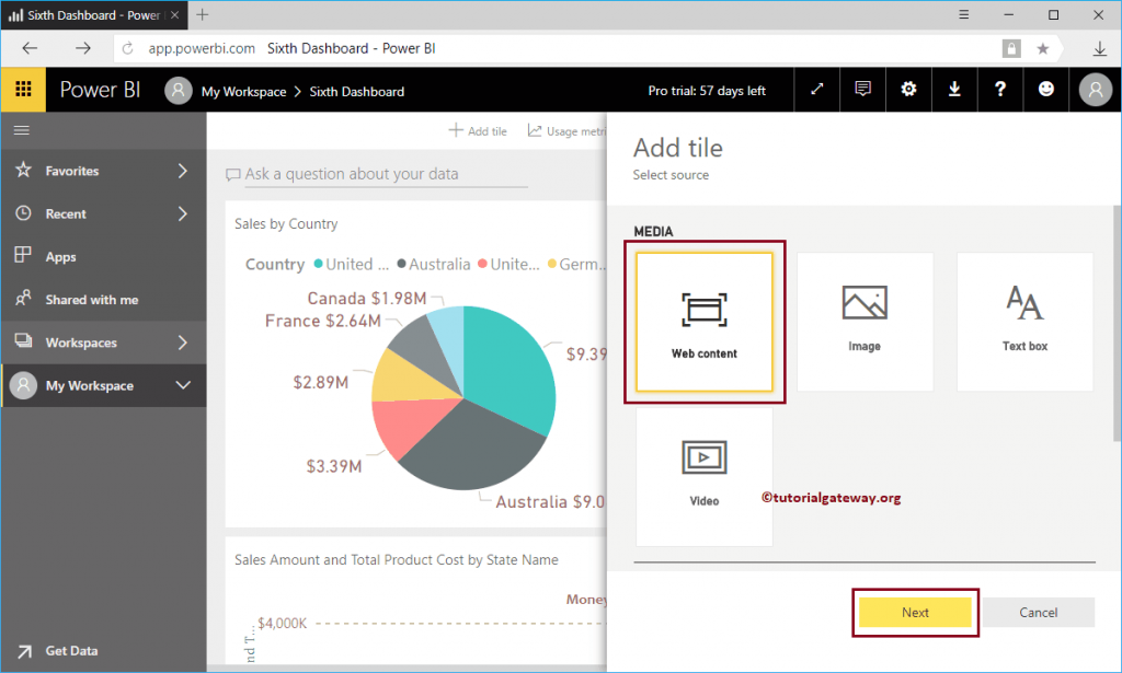 Cómo agregar contenido web al panel de Power BI - R Marketing Digital