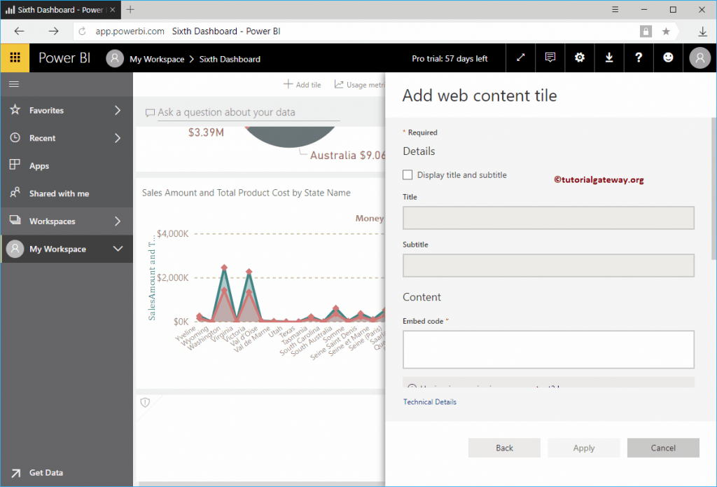 Cómo agregar contenido web al panel de Power BI - R Marketing Digital