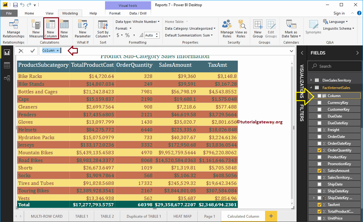 Create Calculated Columns In Power BI R Marketing Digital