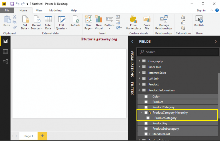 Create hierarchy in Power BI - R Marketing Digital