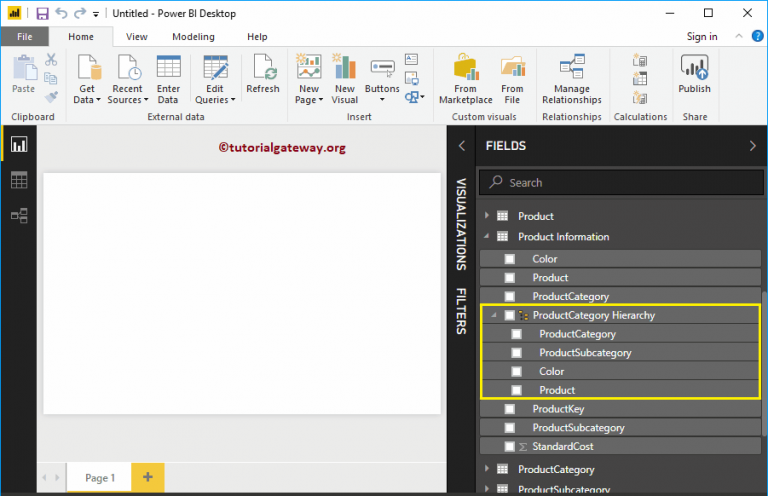 Create hierarchy in Power BI - R Marketing Digital