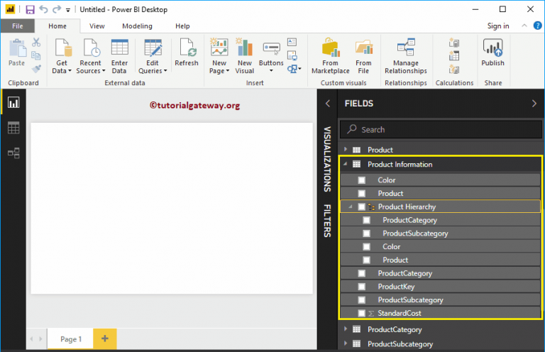 Create hierarchy in Power BI - R Marketing Digital