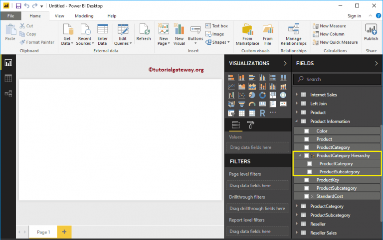 Create hierarchy in Power BI - R Marketing Digital