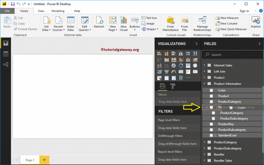 Create hierarchy in Power BI - R Marketing Digital