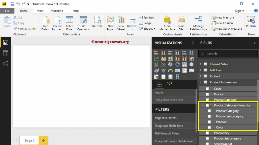 Create hierarchy in Power BI - R Marketing Digital
