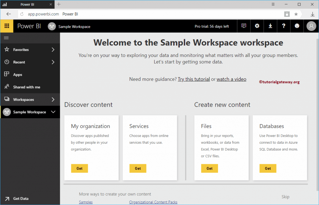 How to create a Power BI workspace - R Marketing Digital