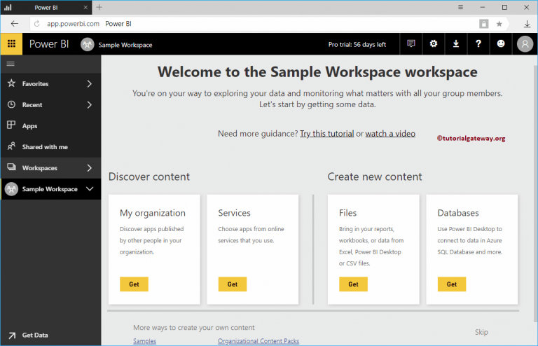 How to create a Power BI workspace - R Marketing Digital