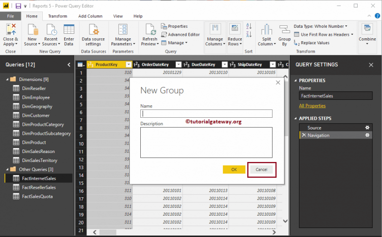 Crear grupos de consultas en Power BI - R Marketing Digital