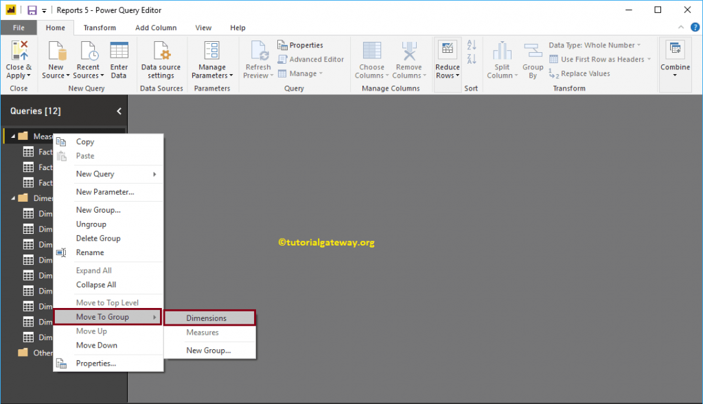 Crear grupos de consultas en Power BI - R Marketing Digital