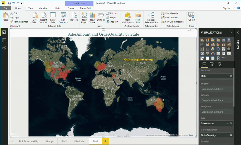 Crear un mapa en Power BI - R Marketing Digital