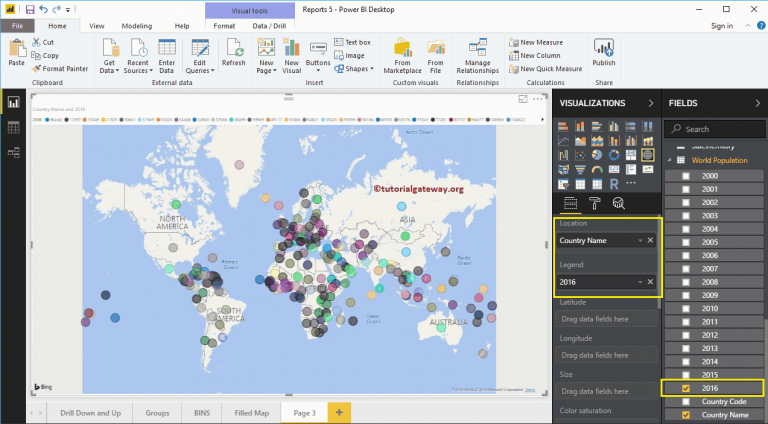 Crear un mapa en Power BI - R Marketing Digital