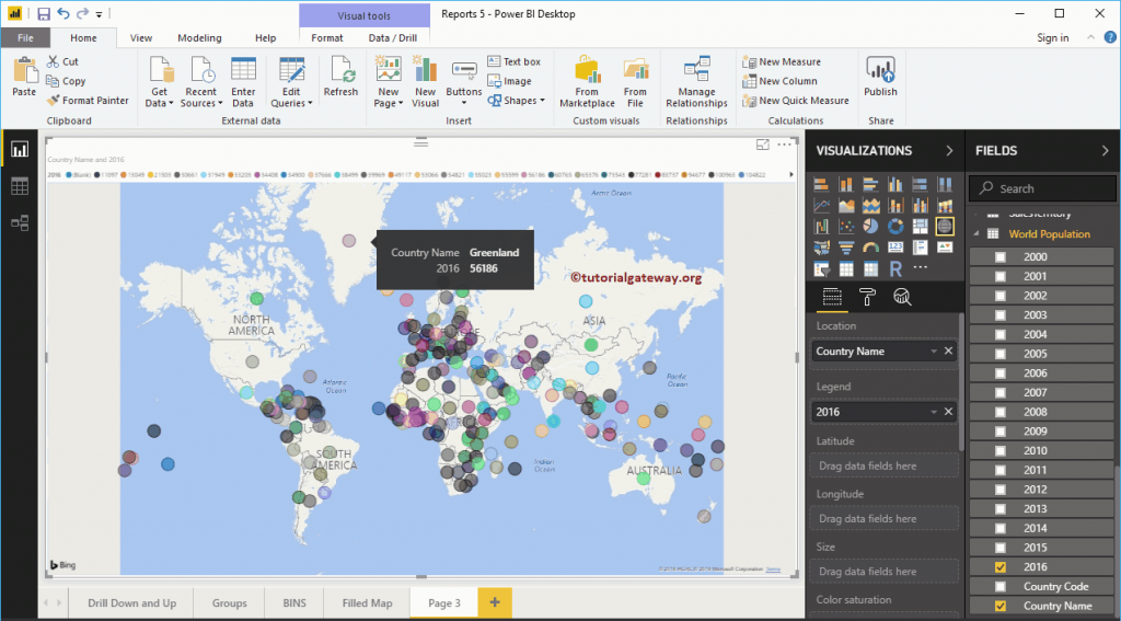 Crear un mapa en Power BI - R Marketing Digital