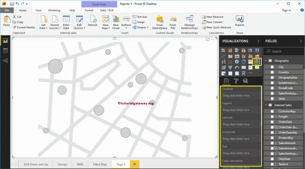Crear un mapa en Power BI - R Marketing Digital