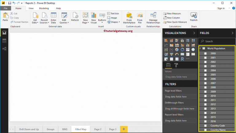 Map filled in Power BI | R Digital Marketing