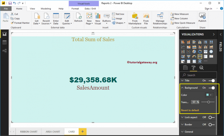 Formatear la tarjeta Power BI - R Marketing Digital