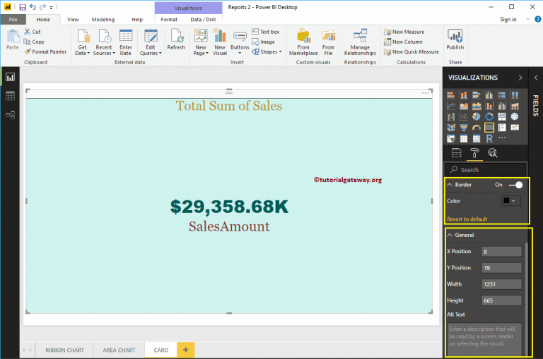 Formatear la tarjeta Power BI - R Marketing Digital