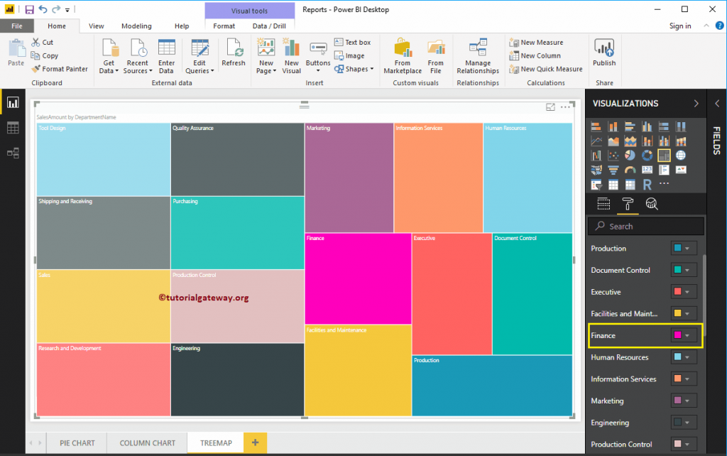 Format the treemap in Power BI - R Marketing Digital
