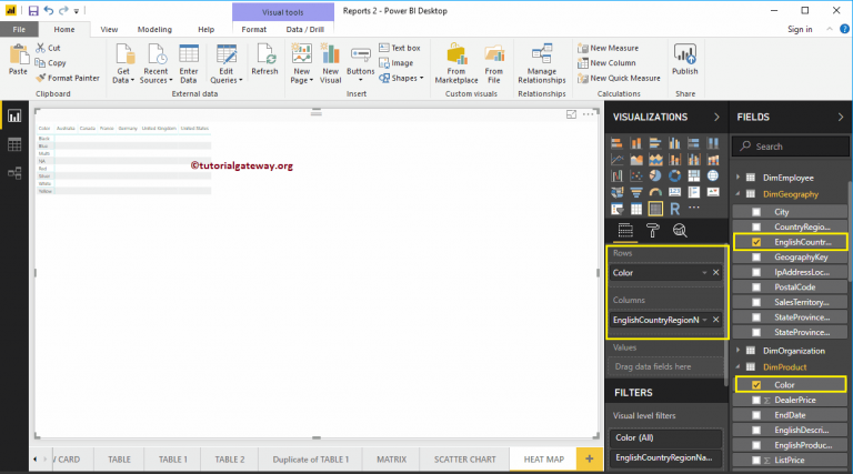 Mapa de calor en Power BI - R Marketing Digital