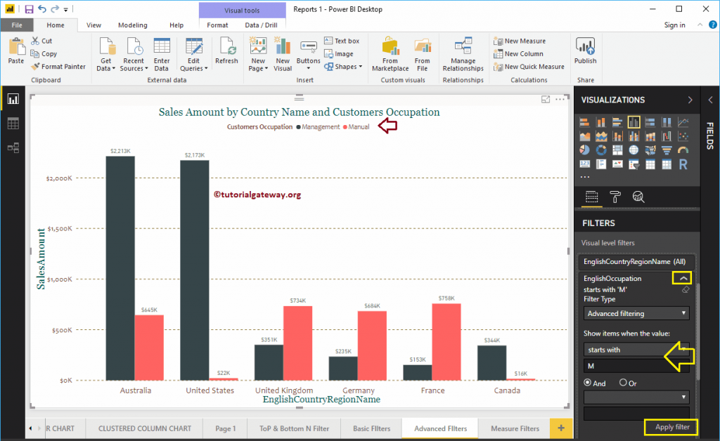 Filtros avanzados de Power BI - R Marketing Digital