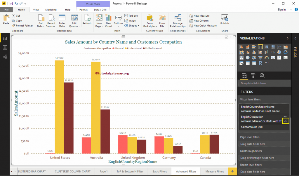 Filtros avanzados de Power BI - R Marketing Digital