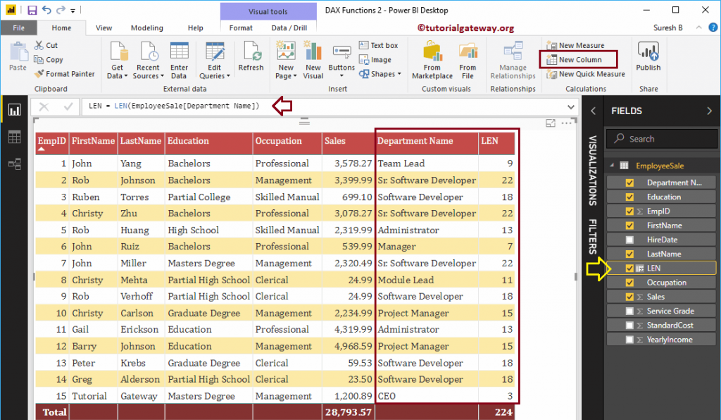 Power BI DAX String Functions R Marketing Digital