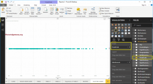 Gráfico de dispersión en Power BI - R Marketing Digital
