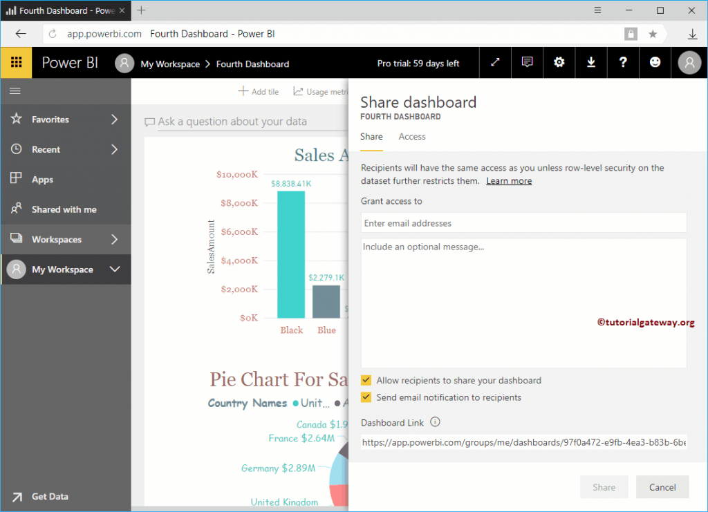 Cómo compartir el panel de Power BI - R Marketing Digital